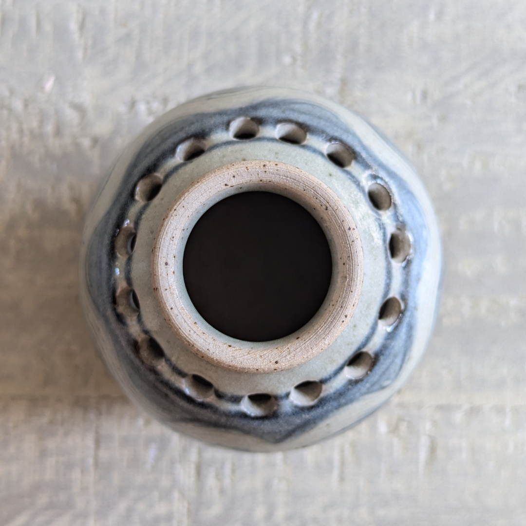 Studio Pottery Blue Pot – Maker Home